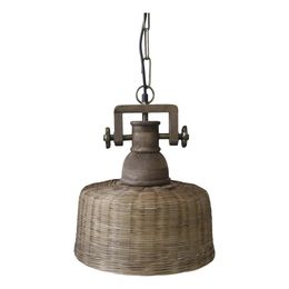 Chic Antique Lampe aus Rattangeflecht skandinavische Deko Online Shop