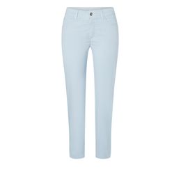 MAC Damen 7/8-Hose "SLIM 7/8", blau, Gr. 48, Web, Obermaterial: 97% Baumwolle, 3% Elasthan, Hosen, in ultraleichter Qualit&auml;t