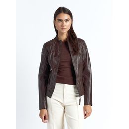 Maze Damen Lederjacke "Water", braun, Gr. M, Obermaterial: 100% Lammleder. Futter: 100% Polyester, Jacken