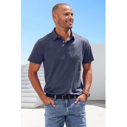 John Devin Herren Poloshirt "mit Slub-Garn Struktur", gr&uuml;n, Gr. M, unifarben, Jersey, Obermaterial: 100% Baumwolle, Shirts, aus leichter,