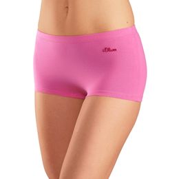 s.Oliver Damen Panty, Gr. 32, rosa, Jersey, Obermaterial: 90% Baumwolle, 10% Elasthan (LYCRA), unifarben, Unterhosen, aus elastischer