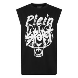 Plein Sport Herren T-Shirt "Tanktop", schwarz, Gr. XXXL, Obermaterial: 100% Baumwolle, Shirts