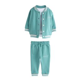 Baker By Ted Baker Set: Jacke, T-Shirt, Hose Jungen Gr&ouml;&szlig;e 104 mint / wei&szlig;