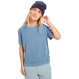Quiksilver Damen T-Shirt "Essential", blau, Gr. M, 100% Baumwolle, Shirts