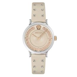 Versace Analog Watch 'Greca Fortuna' female Beige size One Size