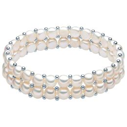 Valero Pearls Armband Damen Gr&ouml;&szlig;e One Size silber / perlwei&szlig;