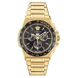Versace Analog Watch 'Greca Extreme Chrono' female Gold size One Size