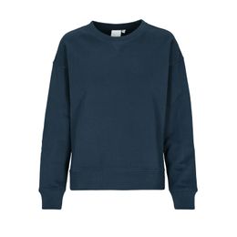 Damen Sweatshirtmarine, Gr. M, THE FASHION PEOPLE, Obermaterial: 100% Baumwolle;, Sweatshirts
