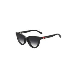 Love Moschino Sonnenbrille Damen Gr&ouml;&szlig;e 53 schwarz