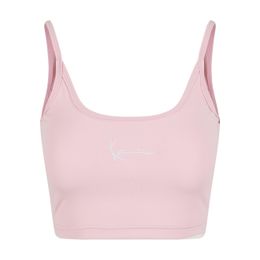 Karl Kani Herren T-Shirt "Karl Kani KW-TP021-060-02 Small Signature Essential Crop Top"rose, Gr. L, bedruckt, 77% Polyester, 23% Elasthan, Shirts
