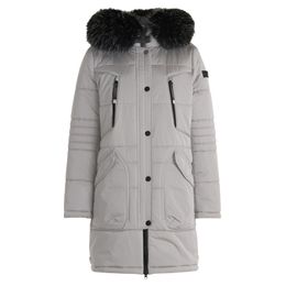 Betty Barclay Damen Steppjacke "Damen mit Kapuze", silber, Gr. 40, Obermaterial: 100% Polyamid. Futter: 100% Polyamid. &Auml;rmelfutter: 100% Polyester,