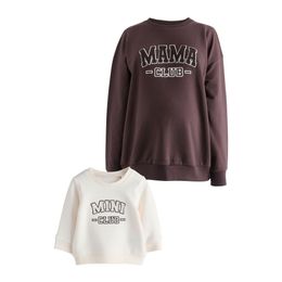 next Umstand Set: Sweatshirt 'Mini Me' Damen Gr&ouml;&szlig;e S schoko