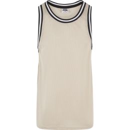 Urban Classics Herren Tanktop "Urban Classics Herren Mesh Tanktop"softseagrass, Gr. M, unifarben, 100% Polyester, Tops