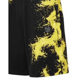 Plein Sport Herren Shorts "Splash", schwarz, Gr. L, Obermaterial: 13% Polyester, 87% Baumwolle, Hosen