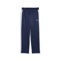 Puma Damen Sporthose "T7 Allover-Print Relaxed Trainingshose Herren"new navy blau, Gr. XL, 100% Polyester, Hosen