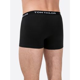 Tom Tailor Herren Panty, Gr. 6, schwarz, 95% Baumwolle, 5% Elasthan, Unterhosen