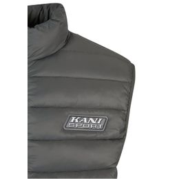 Karl Kani Herren Steppweste "Karl Kani Karl Kani Sport Patch Light Puffer Vest"anthrazit, Gr. M, 100% Polyester, Westen