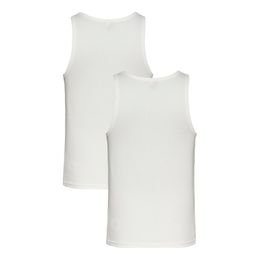 Tommy Jeans Herren Tanktop "TJM XSLIM 2PCK RIB TANK EXT", beige, Gr. XXXL, Single Jersey, Obermaterial: 100% Baumwolle, Tops, mit gerippter Struktur