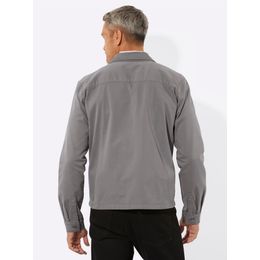 CLASSIC Herren Langjackegrau, Gr. 60, unifarben, 97% Baumwolle, 3% Elasthan, Jacken