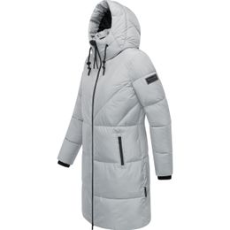 Navahoo Damen Steppmantel "K&auml;ltekuschel XIV", grau, Gr. L, Obermaterial: 100% Polyester. Innenfutter: 100% Polyester. Wattierung: 100% Polyester.