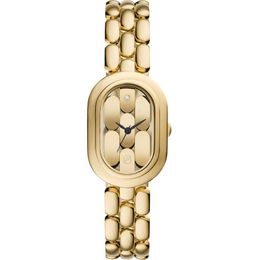 Fossil Analog Watch female Gold size One Size