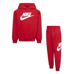 Nike Sportswear Jungen Jogginganzug "NKN CLUB FLEECE SET", rot, Gr. 6, unifarben, Sweatware, Obermaterial: 60% Baumwolle, 40% Polyester, Sportanzüge,