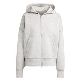 adidas by Stella McCartney Athletic Zip-Up Hoodie 'Scuba' female Grey size M