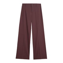 Bershka Pleated Pants female Red size 40