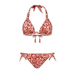 Shiwi Bikini 'Bibi' Damen Gr&ouml;&szlig;e XS beige / braun / dunkelrot