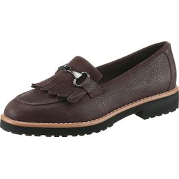 Heine Damen Slipper braun Größe 41