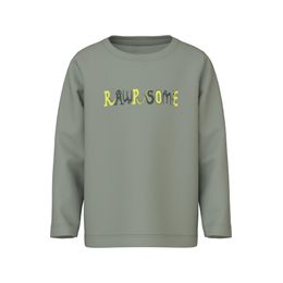 name it Shirt 'NMMVUX' Jungen Gr&ouml;&szlig;e 122/128 gelb / grau / dunkelgrau