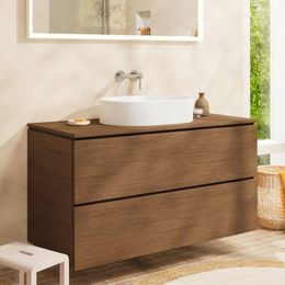 Hansgrohe LivaFine Schrank mit Waschtisch B: 118 T: 55 cm, 2 Ausz&uuml;ge, 60166450+54394550+54277550,