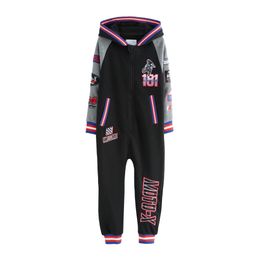next Pyjama Jungen Gr&ouml;&szlig;e 104 grau / pink / schwarz