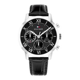 Tommy Hilfiger Uhr 'TH-OXFORD' Herren Gr&ouml;&szlig;e One Size schwarz / silber
