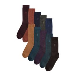 next Socken Herren Gr&ouml;&szlig;e 39/42.5 navy / kastanienbraun / umbra / bordeaux