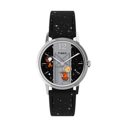 Timex Analoguhr 'Timex x Peanuts Marlin Hand-Wound Space' Herren Gr&ouml;&szlig;e One Size schwarz
