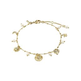 Pilgrim Armband 'Mylan' Damen Gr&ouml;&szlig;e One Size gold / transparent / perlwei&szlig;