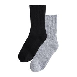 next Socken Damen Gr&ouml;&szlig;e 36/41 grau / schwarz