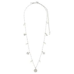 Pilgrim Kette 'Mylan' Damen Gr&ouml;&szlig;e One Size silber / transparent / perlwei&szlig;