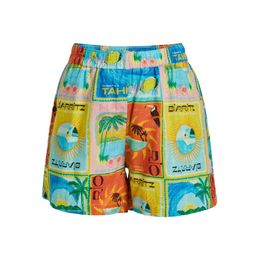 Roxy Shorts 'Atlas' Damen Gr&ouml;&szlig;e 40 blau / gelb / orange / schwarz