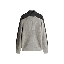 The Set Pullover Herren Gr&ouml;&szlig;e XXL grau / schwarz