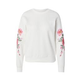 Jacqueline de Yong JDY Sweatshirt 'JDYParis' Damen Gr&ouml;&szlig;e S goldgelb / dunkelgr&uuml;n / rosa / wei&szlig;