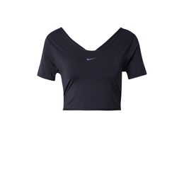 Nike Funktionsshirt 'One Classic' Damen Gr&ouml;&szlig;e M hellblau / schwarz