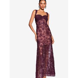 Lipsy Abendkleid Damen Gr&ouml;&szlig;e 42 cyclam Winterkleid