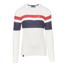 Koroshi Pullover Herren Gr&ouml;&szlig;e L blau / rot / offwhite