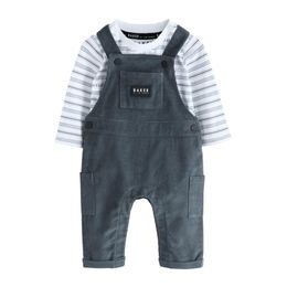 Baker By Ted Baker Set Jungen Gr&ouml;&szlig;e 74 dunkelgrau / schwarz / wei&szlig;
