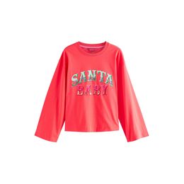 next Shirt 'Christmas Santa Baby' Damen Gr&ouml;&szlig;e L hellblau / gr&uuml;n / rosa / rot