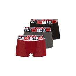 Diesel Boxershorts 'Damien' Herren Gr&ouml;&szlig;e XL dunkelgrau / feuerrot / schwarz / wei&szlig;