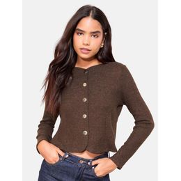 Friends Like These Strickjacke Damen Gr&ouml;&szlig;e 4XL braun