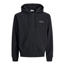 Jack & Jones Plus Jack & Jones Plus Sweatjacke 'JJCollege' Herren Gr&ouml;&szlig;e XXL schwarz / wei&szlig;